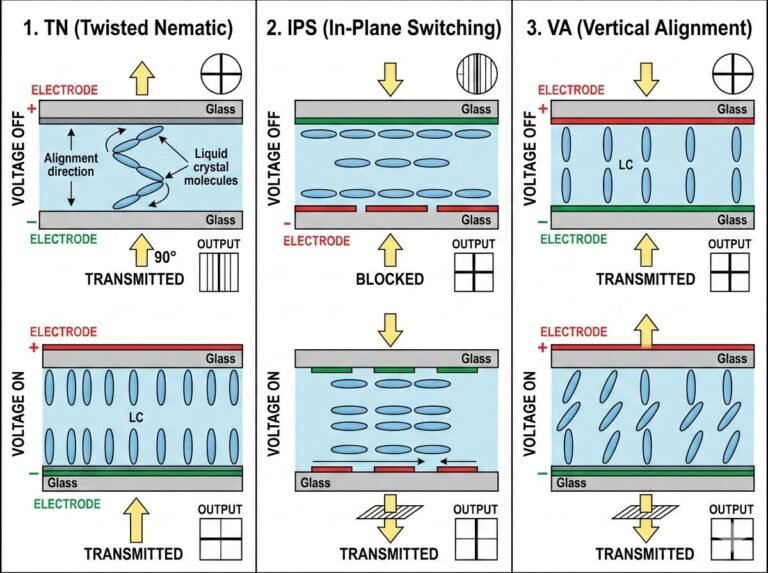Display Technology Compared: IPS vs VA vs OLED for Work, Gaming & Media ...
